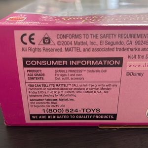 Mattel | Toys | 204 Disney Sparkle Princess Cinderella | Poshmark